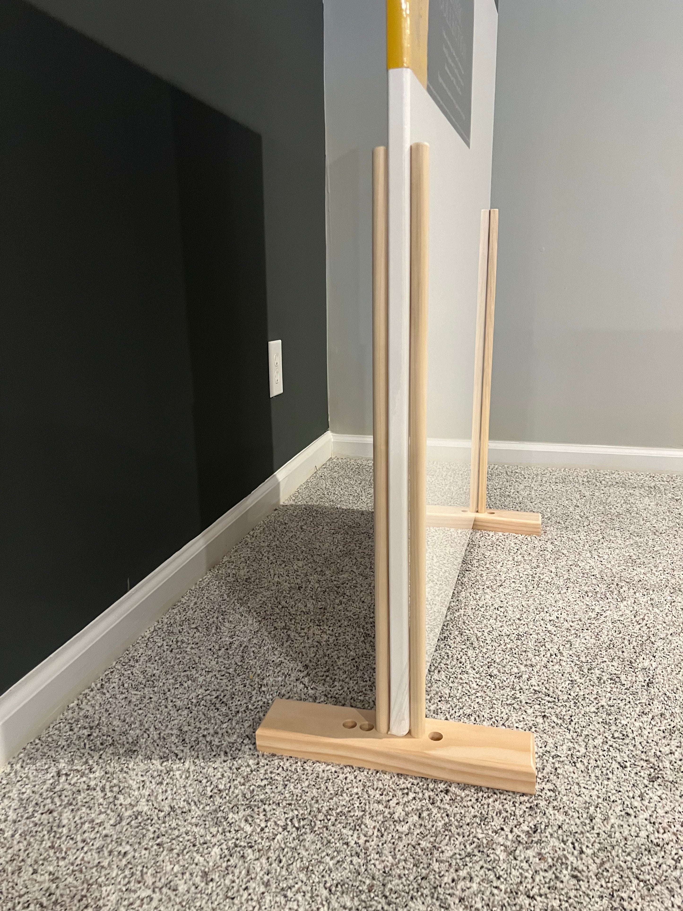 Art Canvas Floor Display Stand - Handmade Wooden Stand For Art Work ...