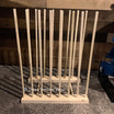 Art Storage Rack with 24” Tall Dowels - Optional Locking Caster Wheels ...