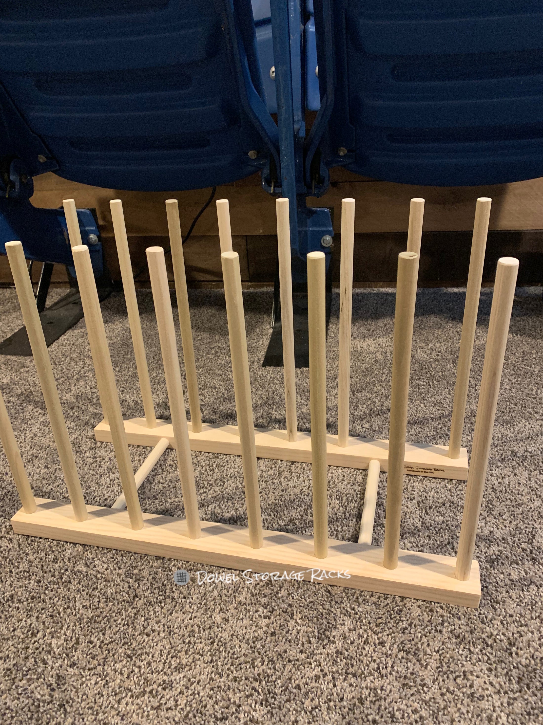 Wall Mount Art Storage/Drying Rack - 18.5" x 8" with 12" dowels – Dowel ...