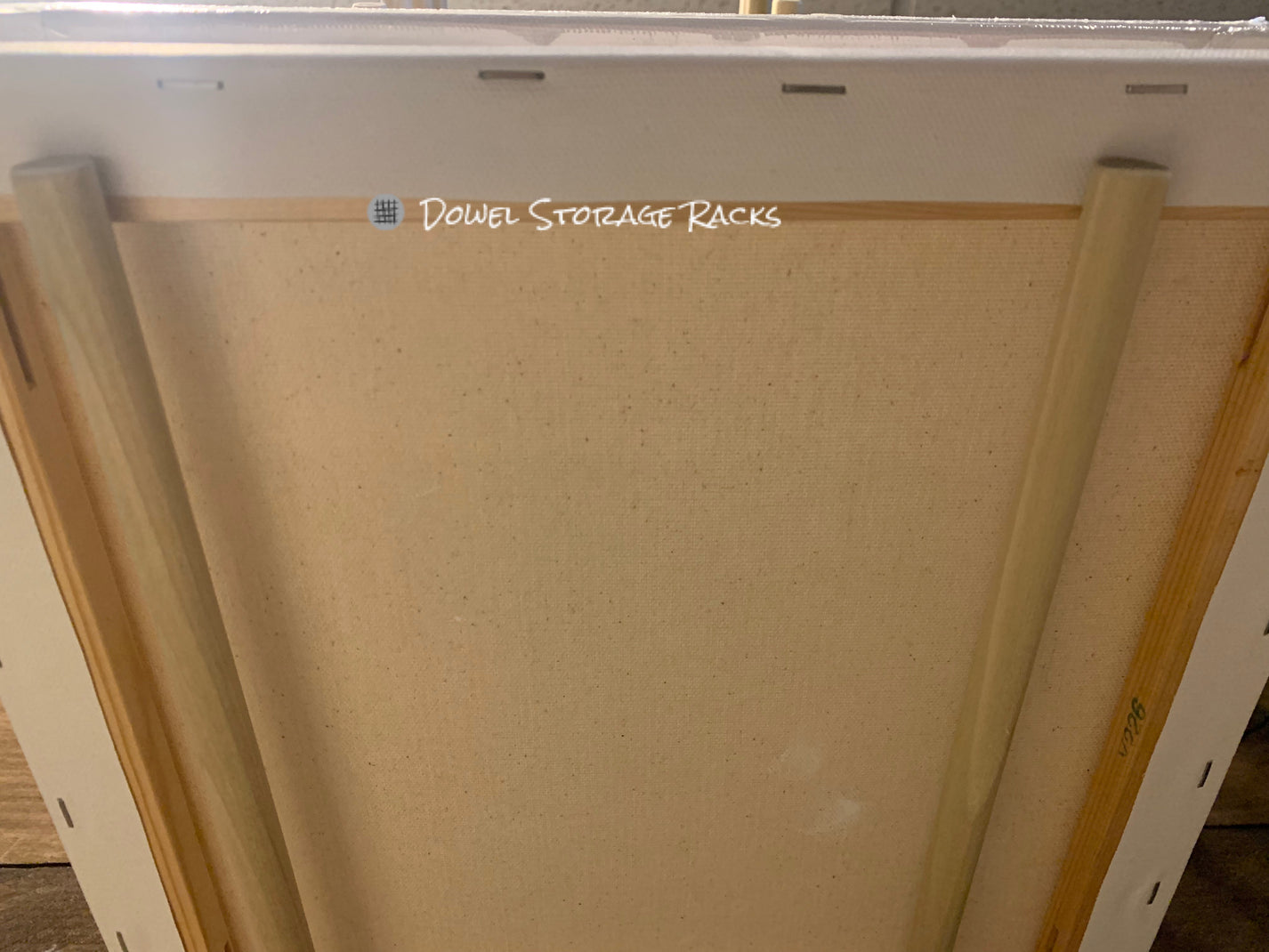 Wall Mount Art Storage/Drying Rack - 18.5" x 8" with 12" dowels – Dowel ...